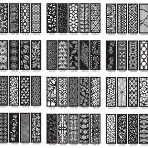 DXF Patterns File | Privacy Screen | Vinyl Decor | Panel Templates ...