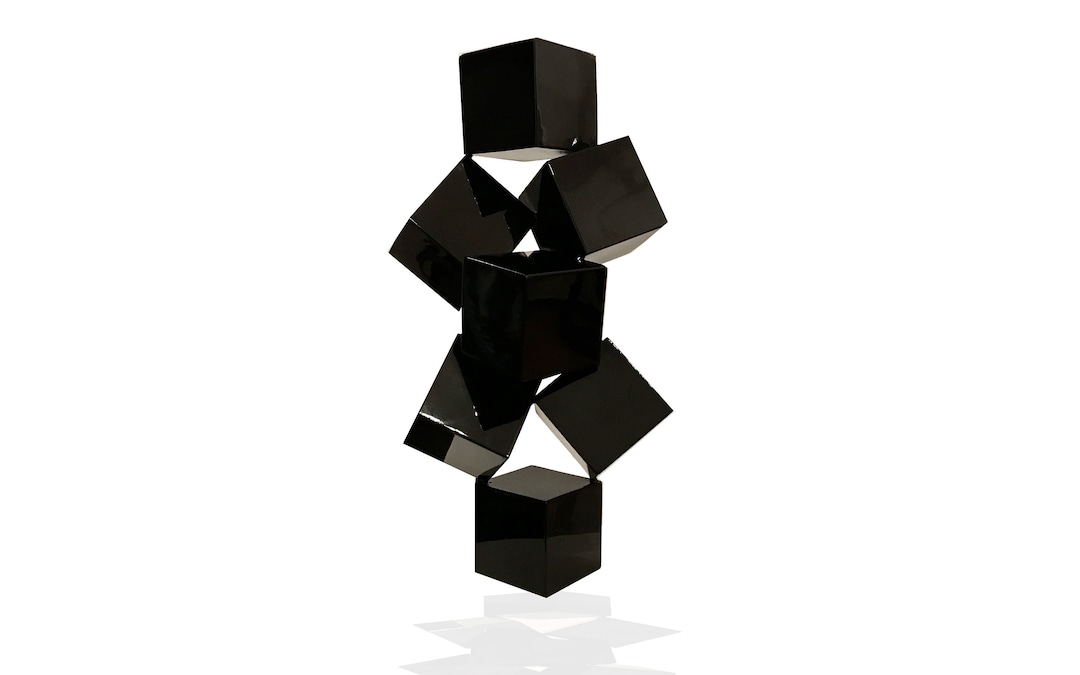 Handmade Cubes | Metal Art Different Size Cubes | Decorative Cube ...