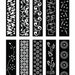 DXF Patterns File | Privacy Screen | Vinyl Decor | Panel Templates ...