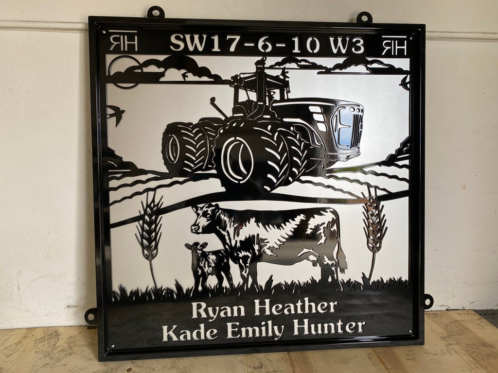 Buy Custom Home Signs Farm Sign Board Design Laser Cut Metal Art ...