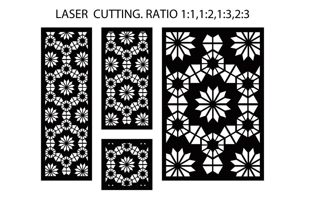 Room Dividers | Privacy Screen Dxf CDR JPG Files for Laser & Plasma ...