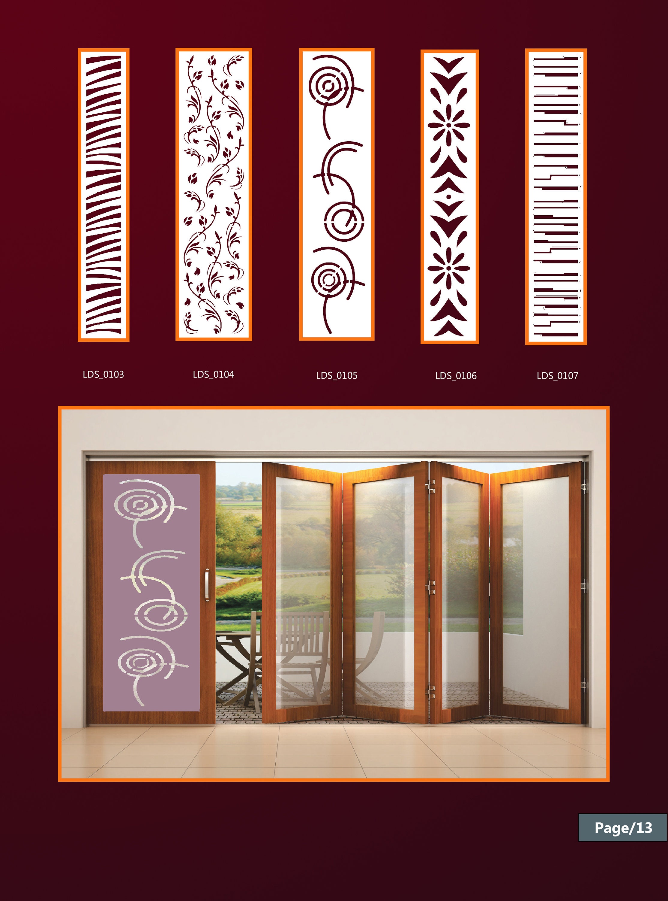 Room Divider Privacy Screen Decorative Panel Stencil Wall | Etsy