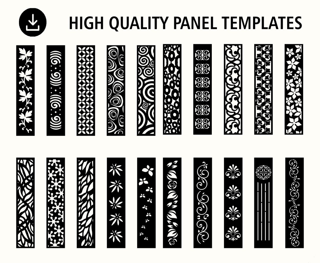 Customizable Decorative Panel DXF for Laser Cut Art - Etsy