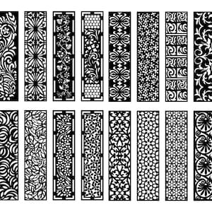 DXF Patterns File | Privacy Screen | Vinyl Decor | Panel Templates ...