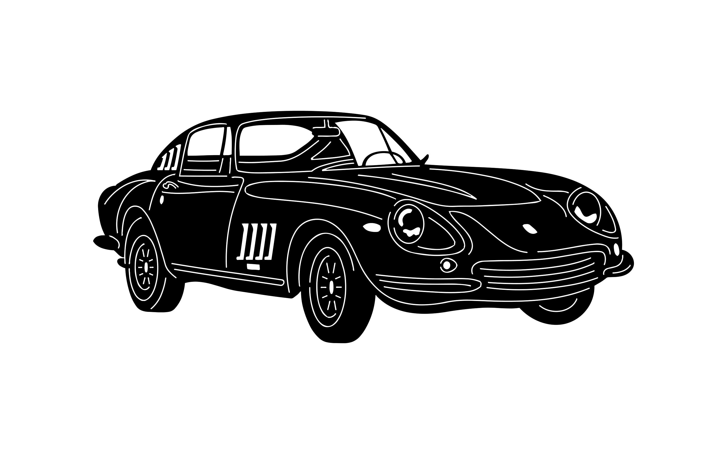 Vintage Car Car DXF 16 DXF Sign Home Sign Metal - Etsy