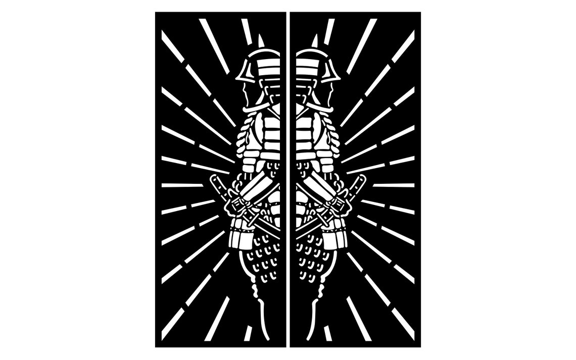 Samurai Yodha | Warrior | Japanese Yodha | Metal Plasma | Laser Cut ...