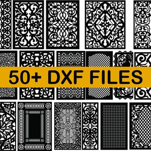 DXF Patterns File | Privacy Screen | Vinyl Decor | Panel Templates ...