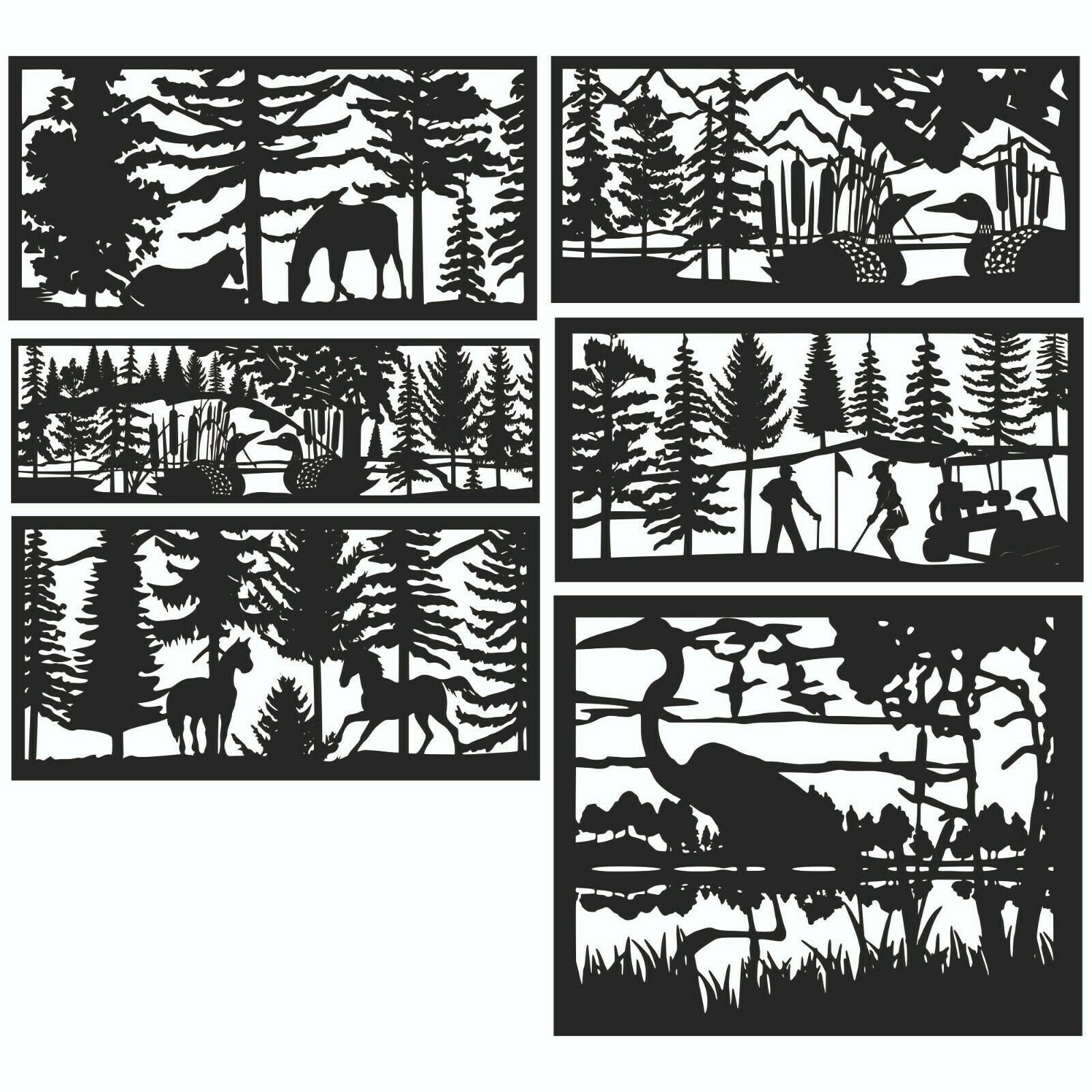 DXF File Laser Cut Cutting Files Laser File Animal Art - Etsy