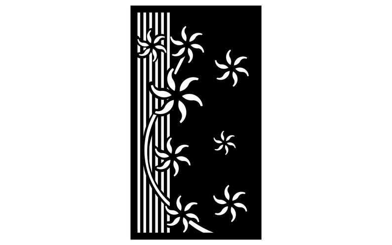 Room Divider Privacy Screen Partitions Decorative Panel Plasma Dxf CDR ...