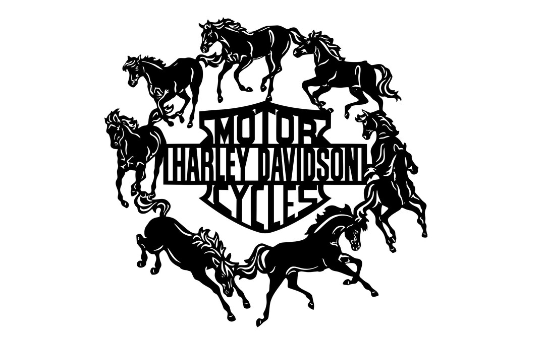Harley Davidson | DXF File | Laser Cut | CNC Router | Bikelife | Harley ...