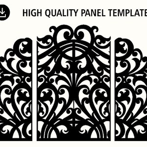 DXF Patterns File | Privacy Screen | Vinyl Decor | Panel Templates ...