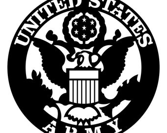 USA Army Logo United States DXF Sign Home Sign Laser - Etsy