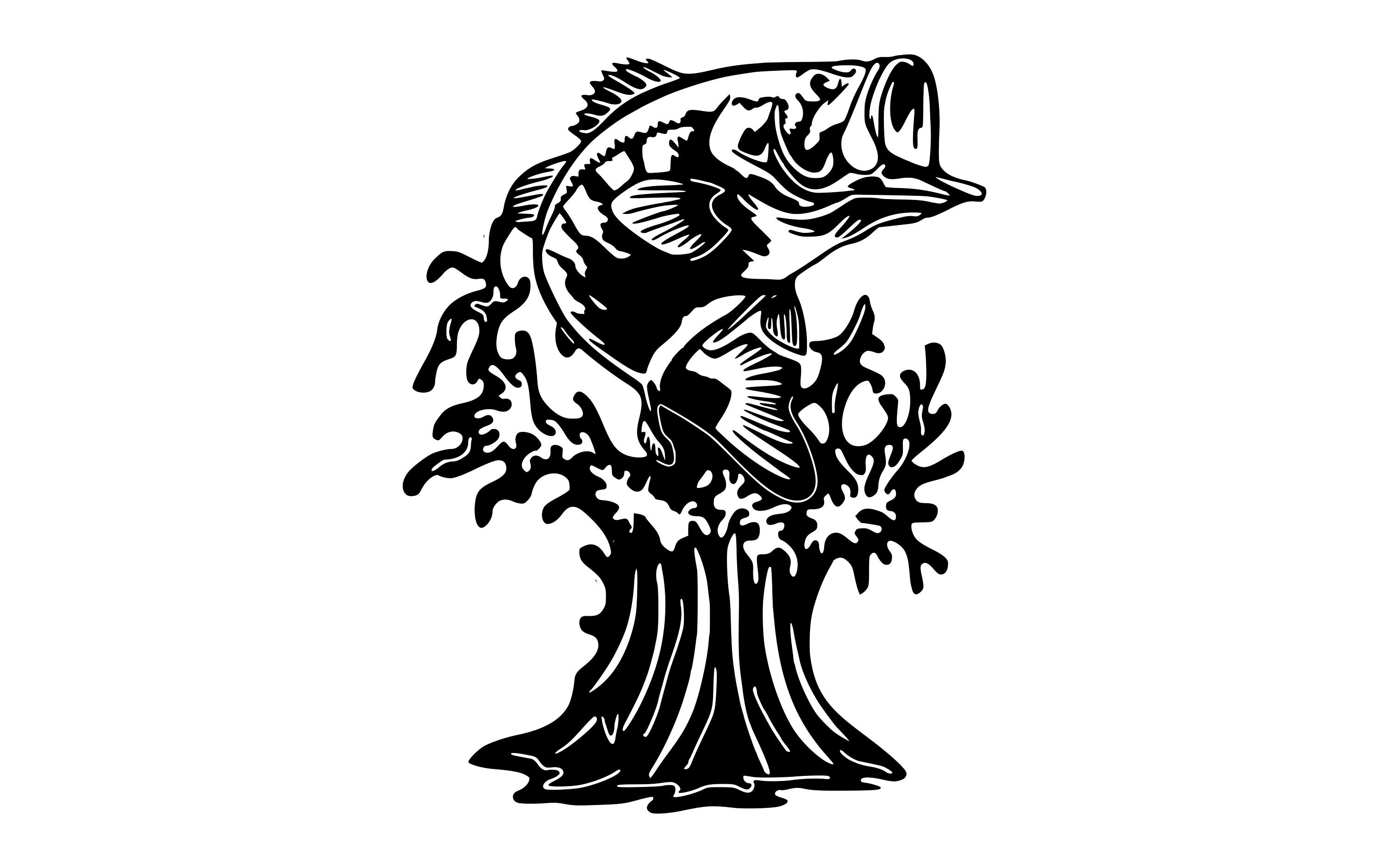 Fisch | DXF Datei | Laser cut | CNC-Fräser | lasergeschnittene dxf ...