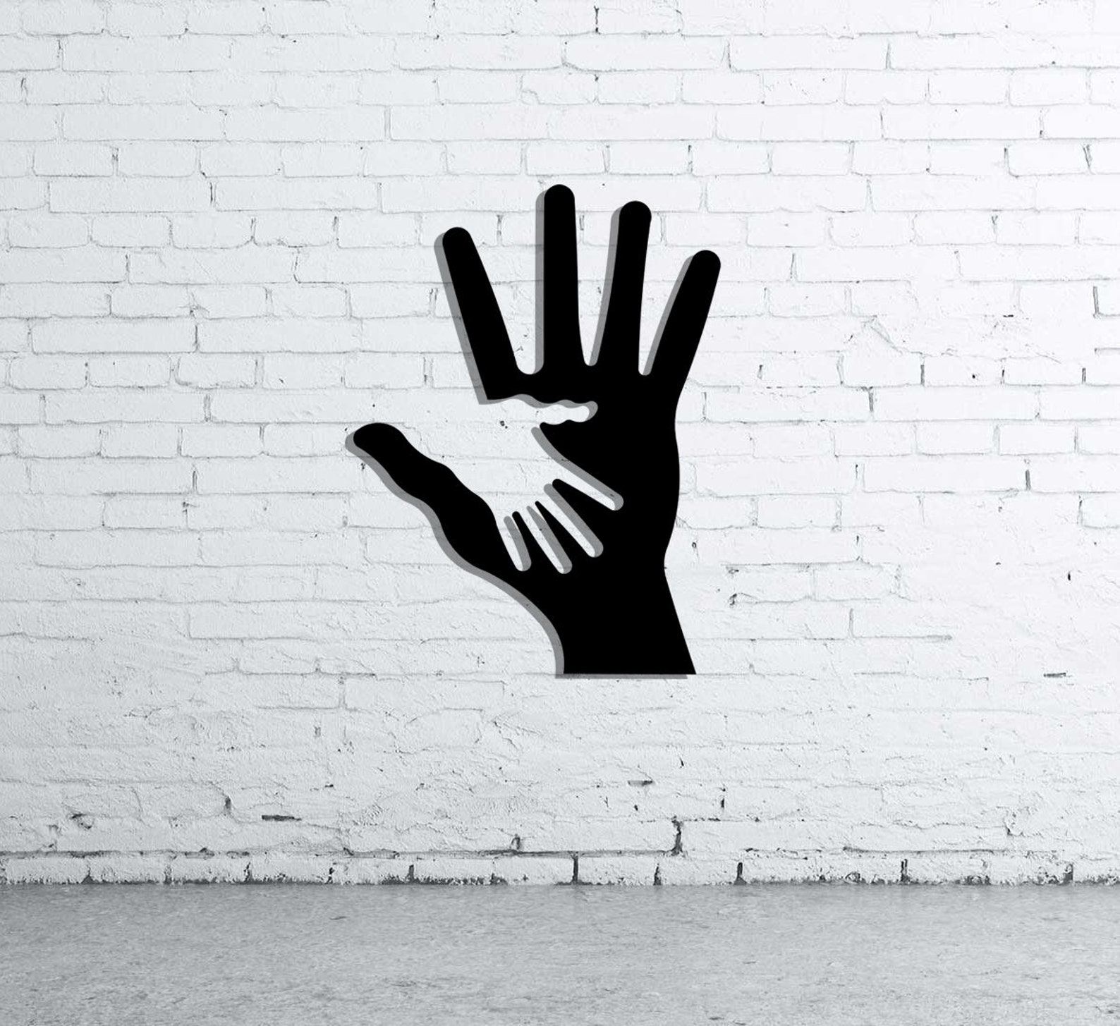 Caring Hand Metal Art Wall Hanging Decor Art Office Wall - Etsy