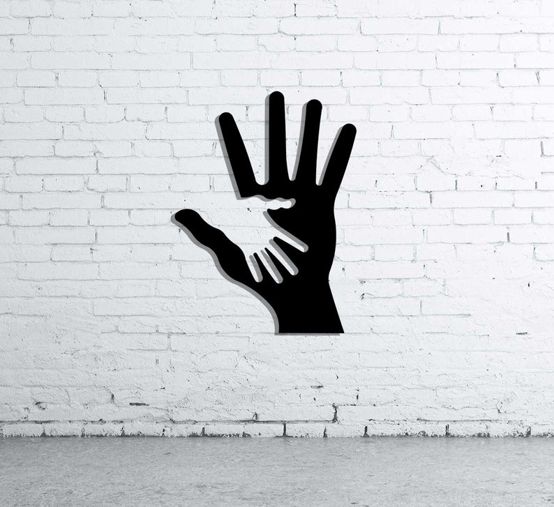 Caring Hand Metal Art Wall Hanging Decor Art Office Wall - Etsy