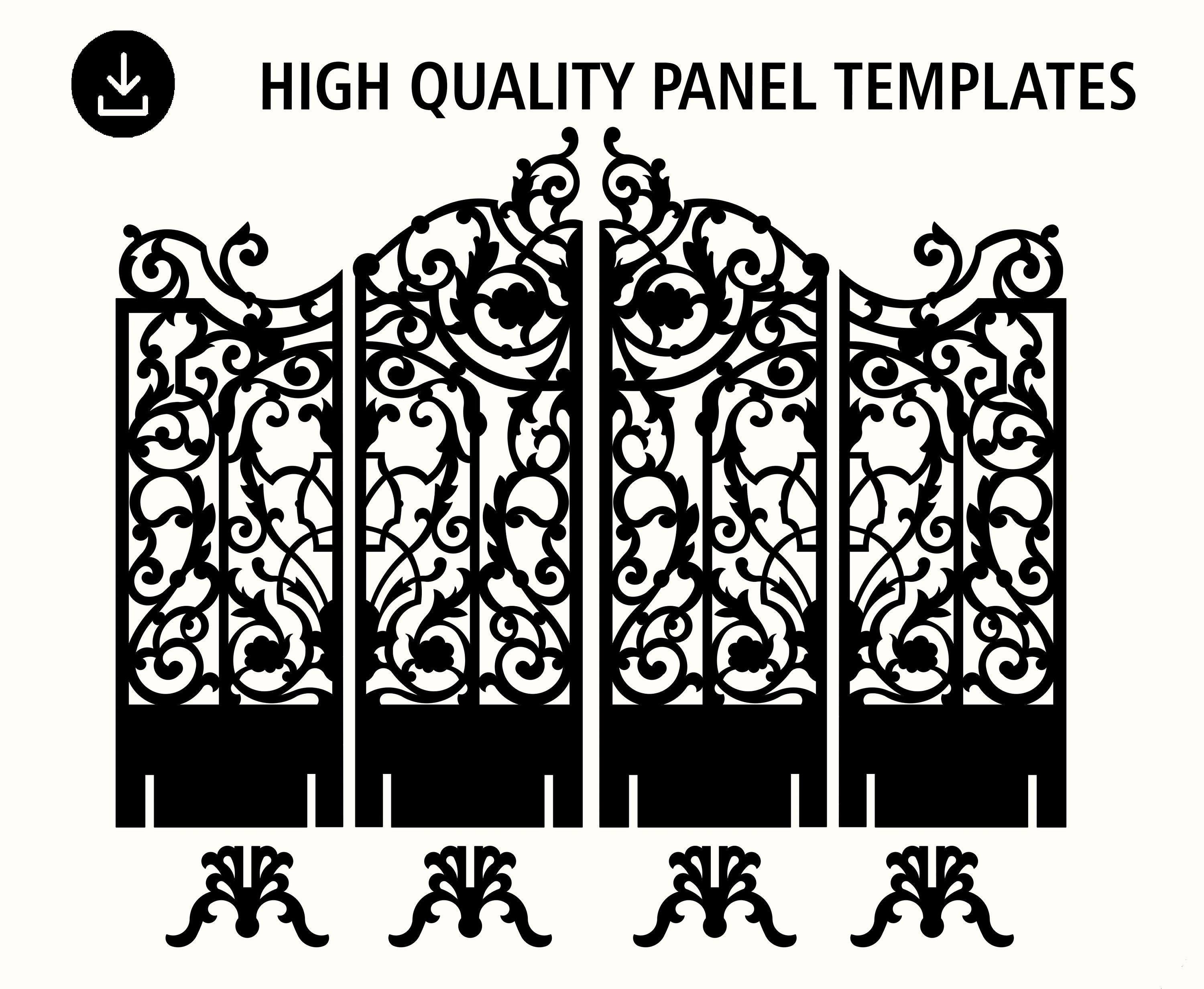 Gate Design Privacy Screen Partitions Decorative Panel - Etsy
