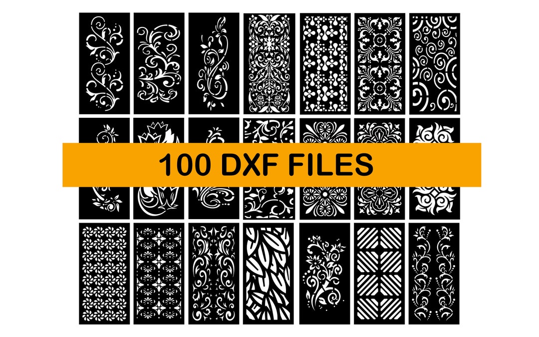 50% OFF 100+ Premium Files Dxf Geometric for CNC Laser Vector Dxf File ...