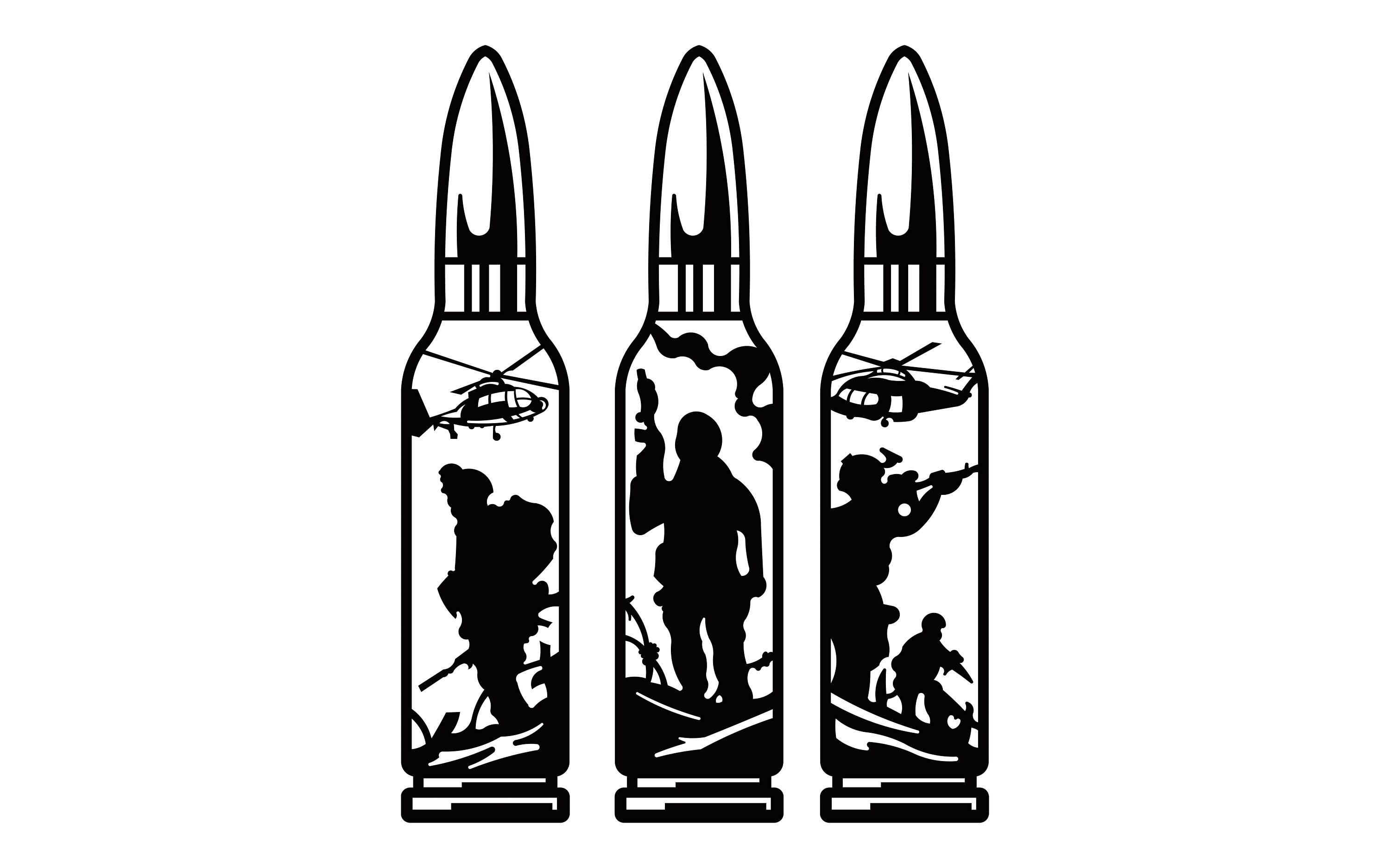 Bullet Soldier Veteran DXF Sign Home Sign Metal Plasma Laser Cut Design ...