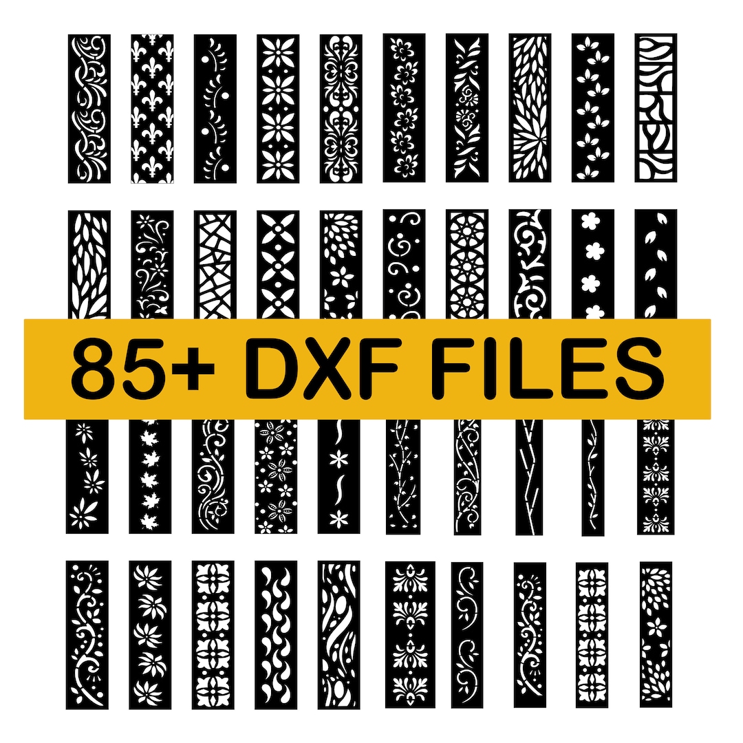 DXF Patterns File | Privacy Screen | Vinyl Decor | Panel Templates ...