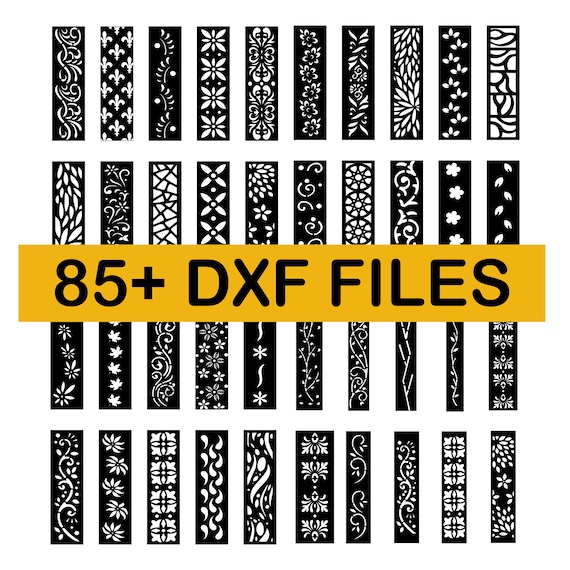 DXF Patterns File Privacy Screen Vinyl Decor Panel | Etsy