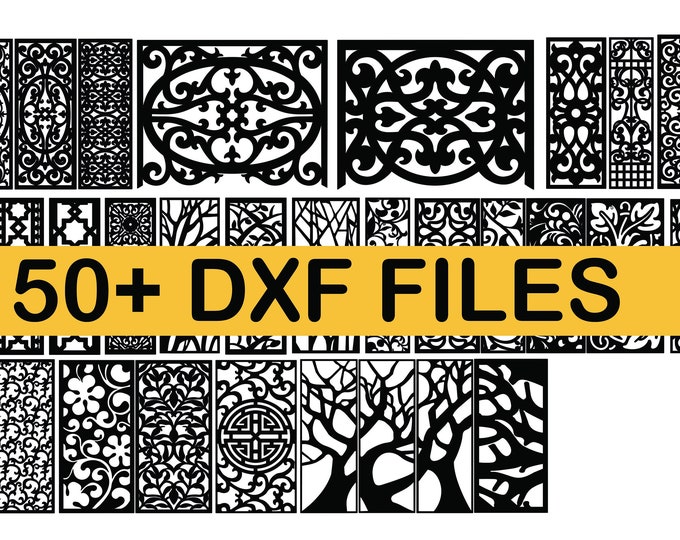 shop for Laser CNC Plasma pattern templates.dxf file von DXFplasma