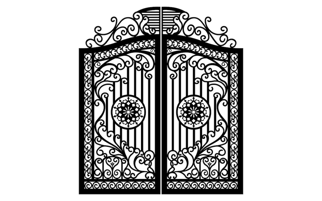 Main Gate | Gate Design | Iron Main Swing Gate | Metal Plasma | Laser ...