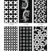 DXF Patterns File | Privacy Screen | Vinyl Decor | Panel Templates ...