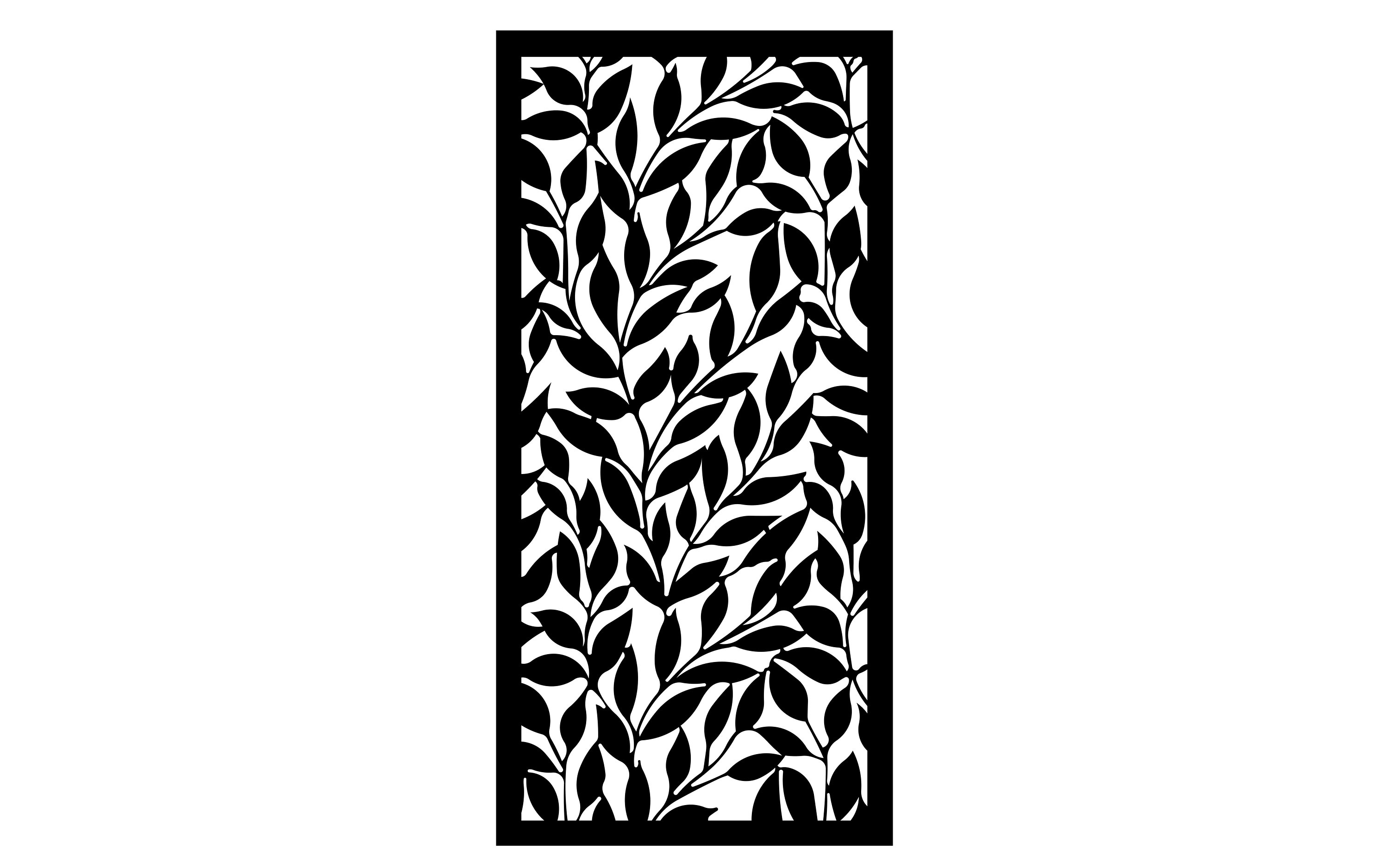 Room Divider Privacy Screen Partitions Decorative Panel Plasma Dxf CDR ...