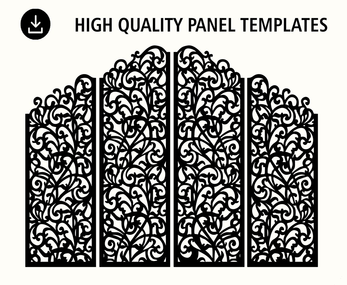 Gate Design Privacy Screen Partitions Decorative Panel - Etsy