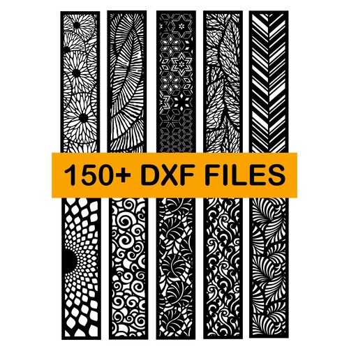 DXF Patterns File Privacy Screen Vinyl Decor Panel - Etsy