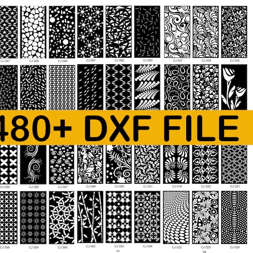 DXF Patterns File Privacy Screen Vinyl Decor Panel - Etsy