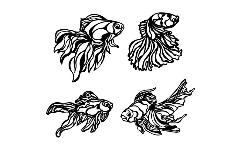Buy Fish DXF File Laser Cut CNC Router Laser Cut Dxf Online in India - Etsy