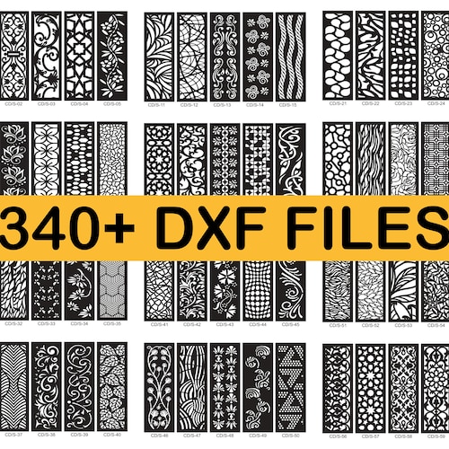 DXF Patterns File Privacy Screen Vinyl Decor Panel - Etsy