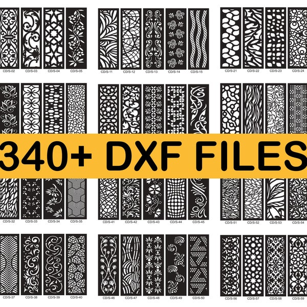 Dxf Files Panel Design - Etsy