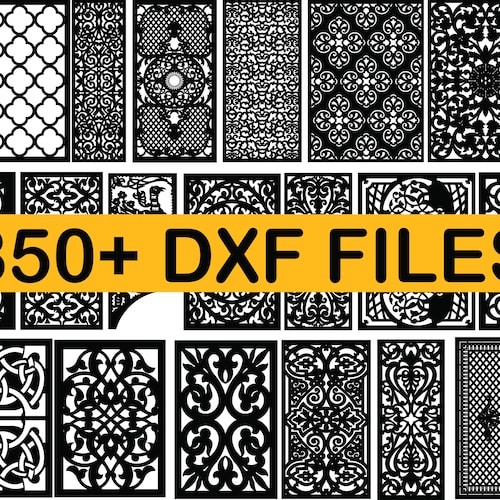 DXF Patterns File Privacy Screen Vinyl Decor Panel - Etsy