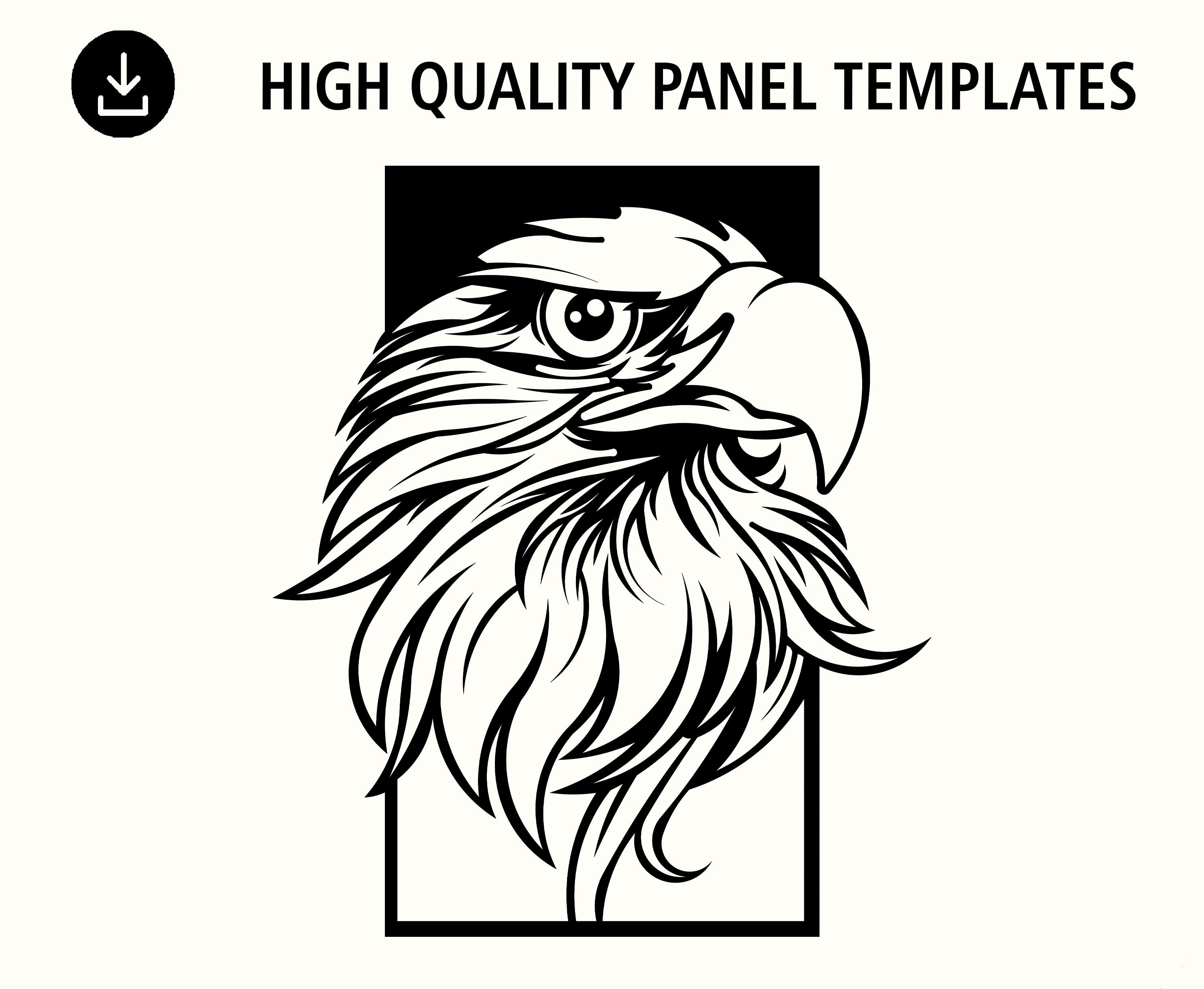 Eagle Frame DXF Sign Home Sign Metal Plasma Laser Cut - Etsy