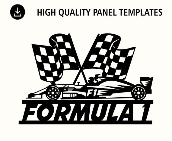 Formel F1 DXF Schild Formel Flagge Metall Laser cut | Etsy Schweiz