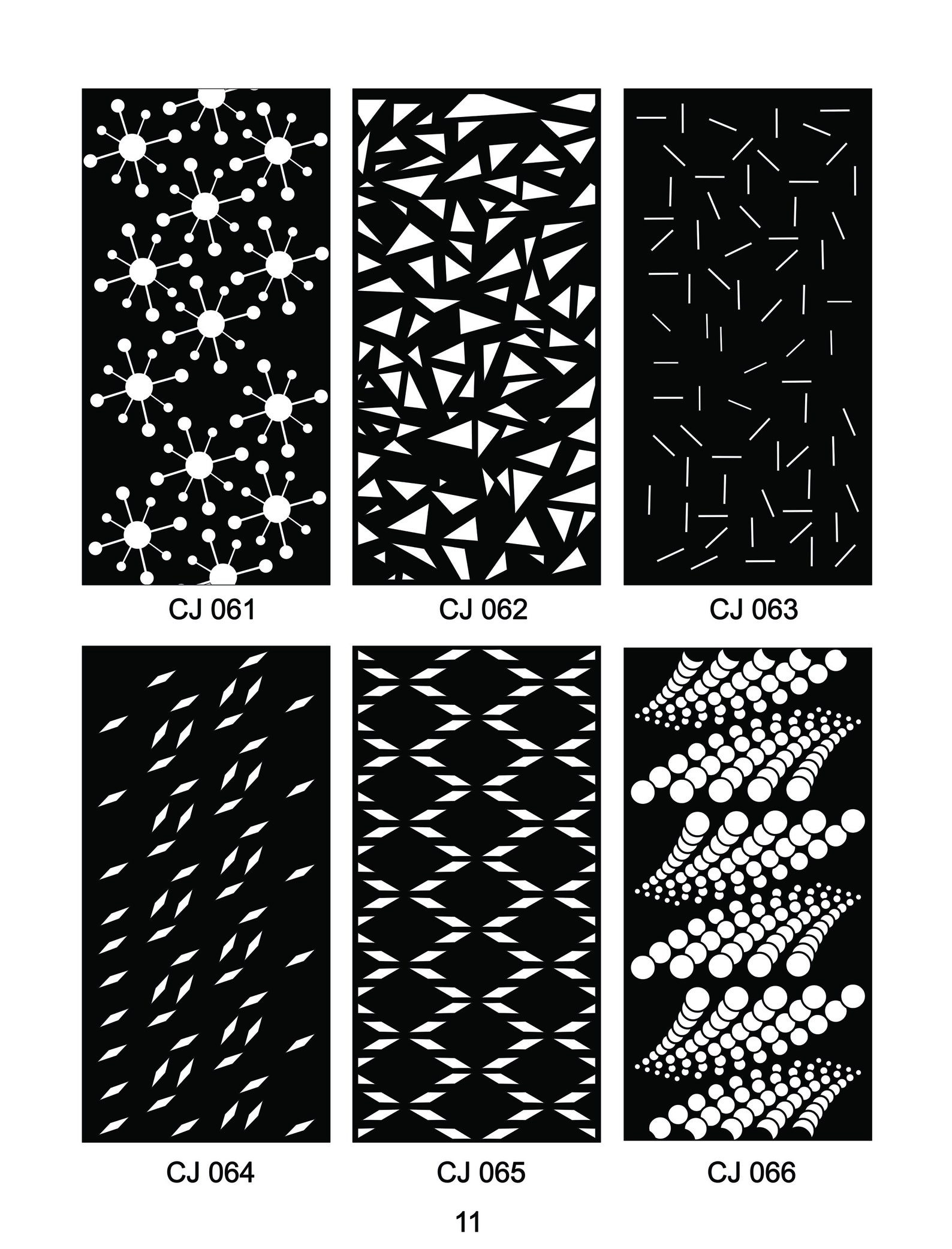 DXF Patterns File Privacy Screen Vinyl Decor Panel | Etsy