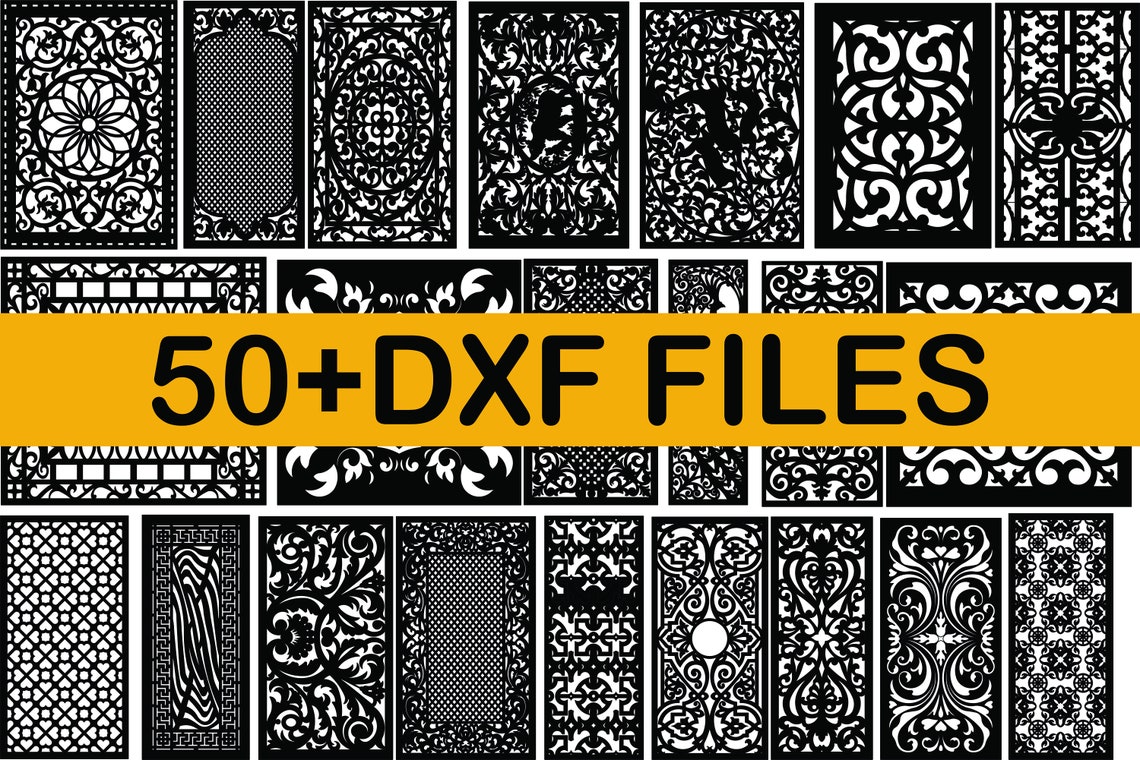 DXF Patterns File Privacy Screen Vinyl Decor Panel - Etsy