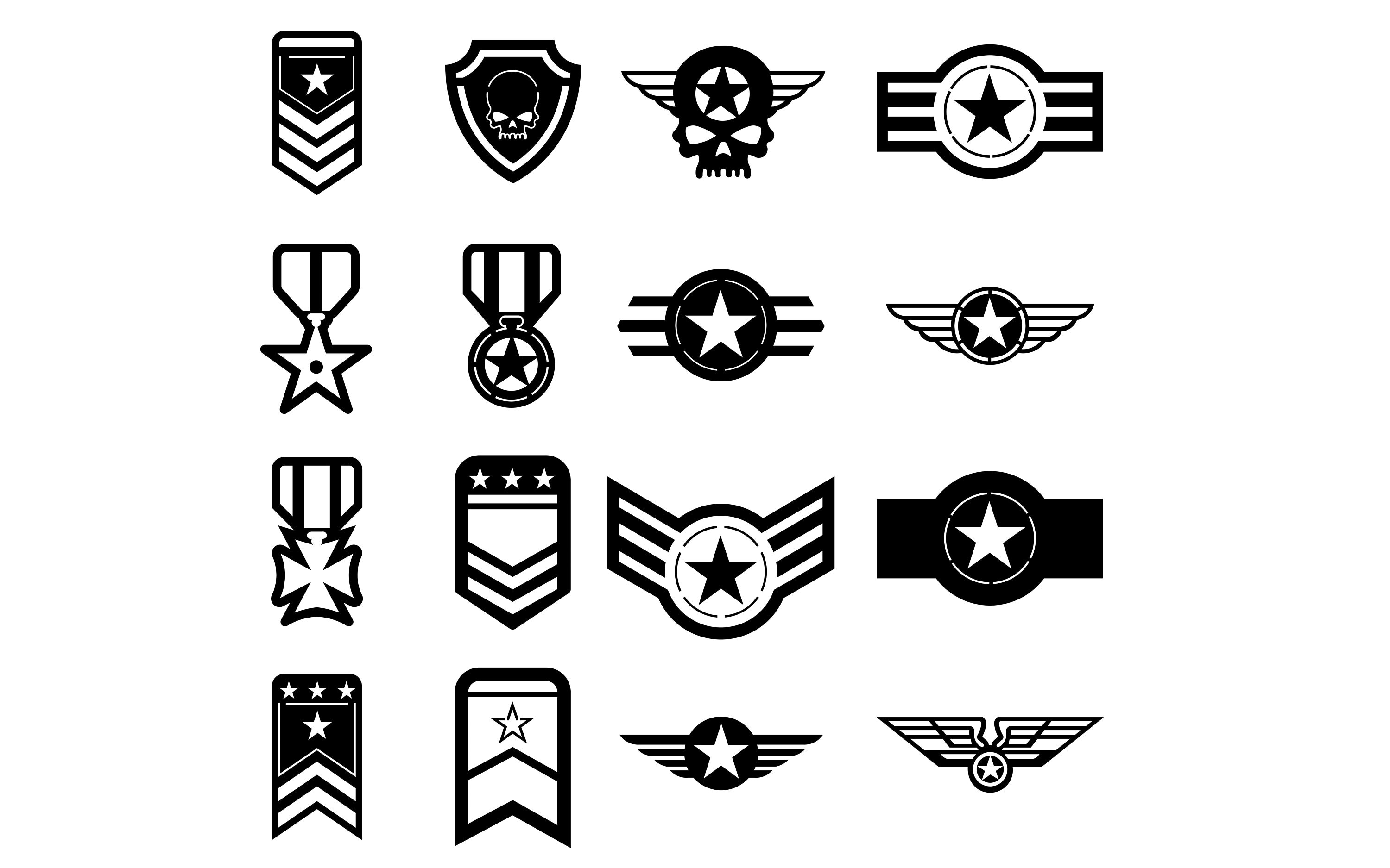 Military Logo | Military Badges | Design Vector | Laser Design | Dxf ...