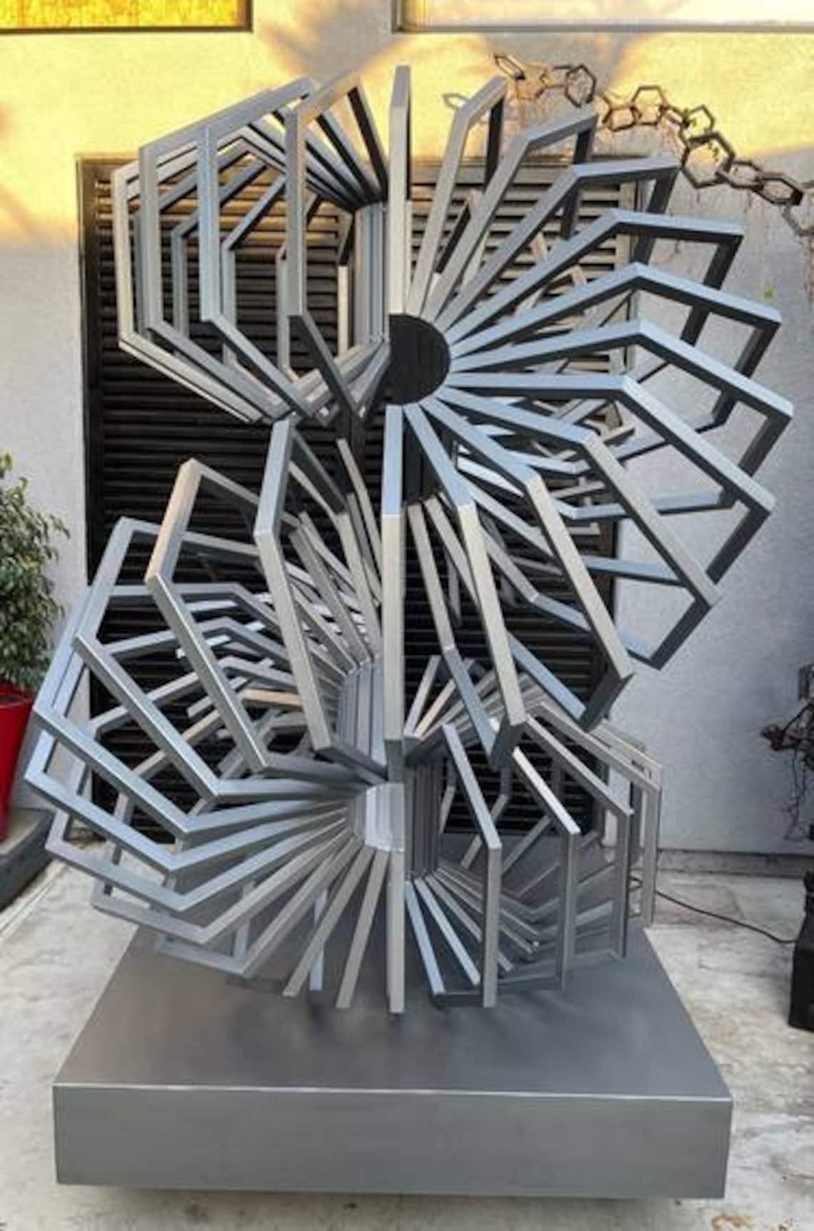 Metal Abstract Sculpture Specialized Design Reasonable - Etsy