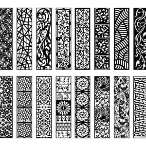 DXF Patterns File | Privacy Screen | Vinyl Decor | Panel Templates ...