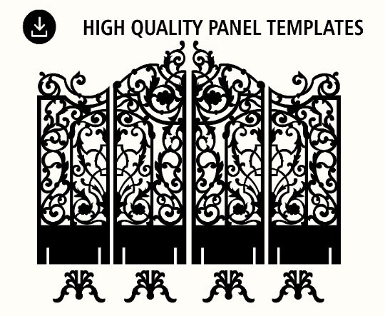 DXF Patterns File Privacy Screen Vinyl Decor Panel - Etsy UK