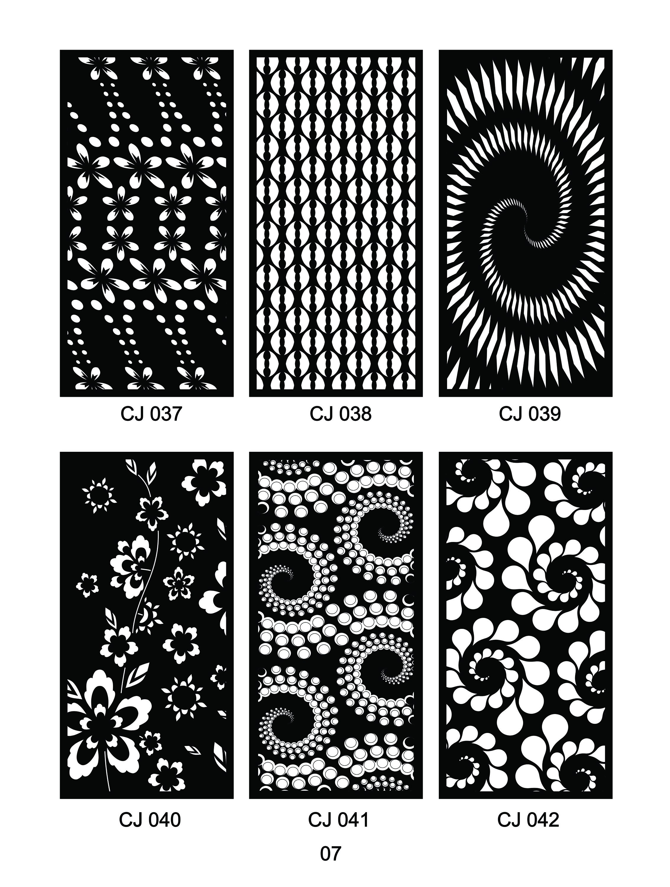 DXF Patterns File Privacy Screen Vinyl Decor Panel - Etsy