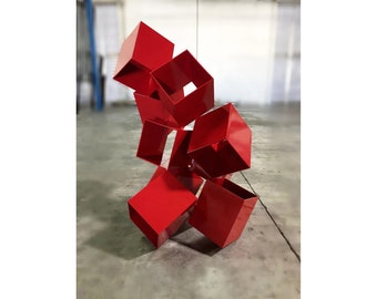 Instability: Geometric Metal Sculpture - Etsy