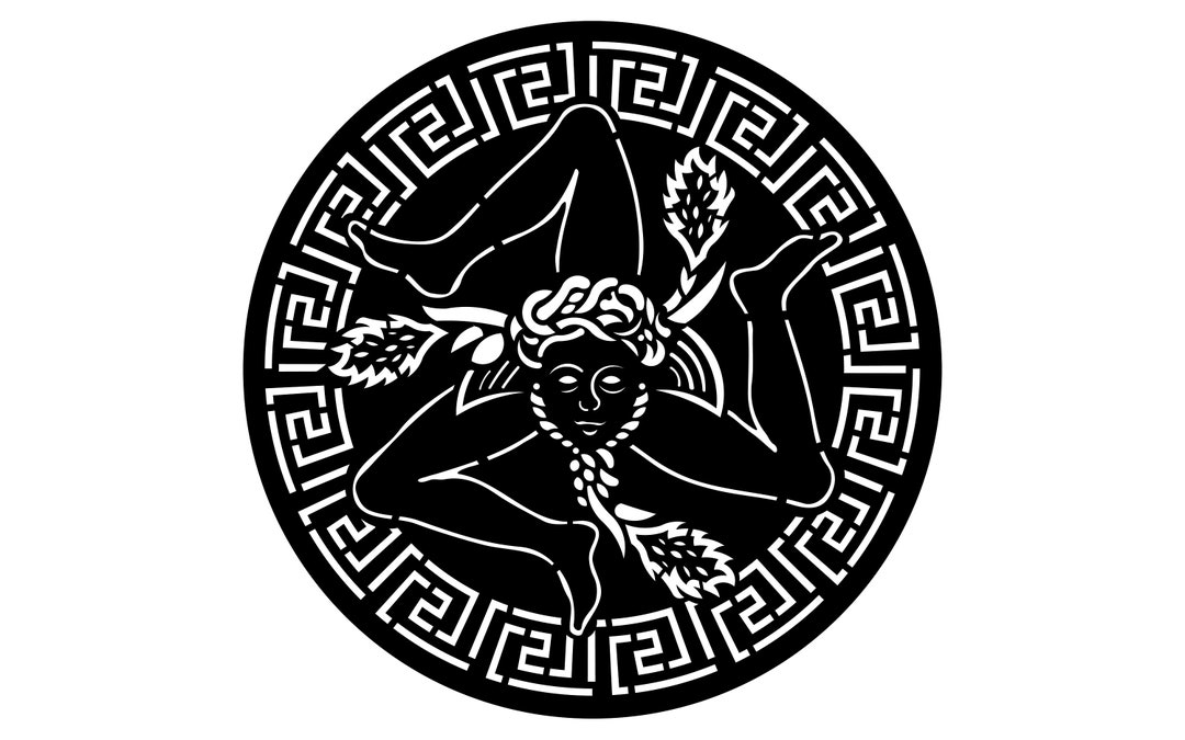 Trinacria Symbol | DXF Sign | Home Sign | Metal Plasma | Laser Cut ...