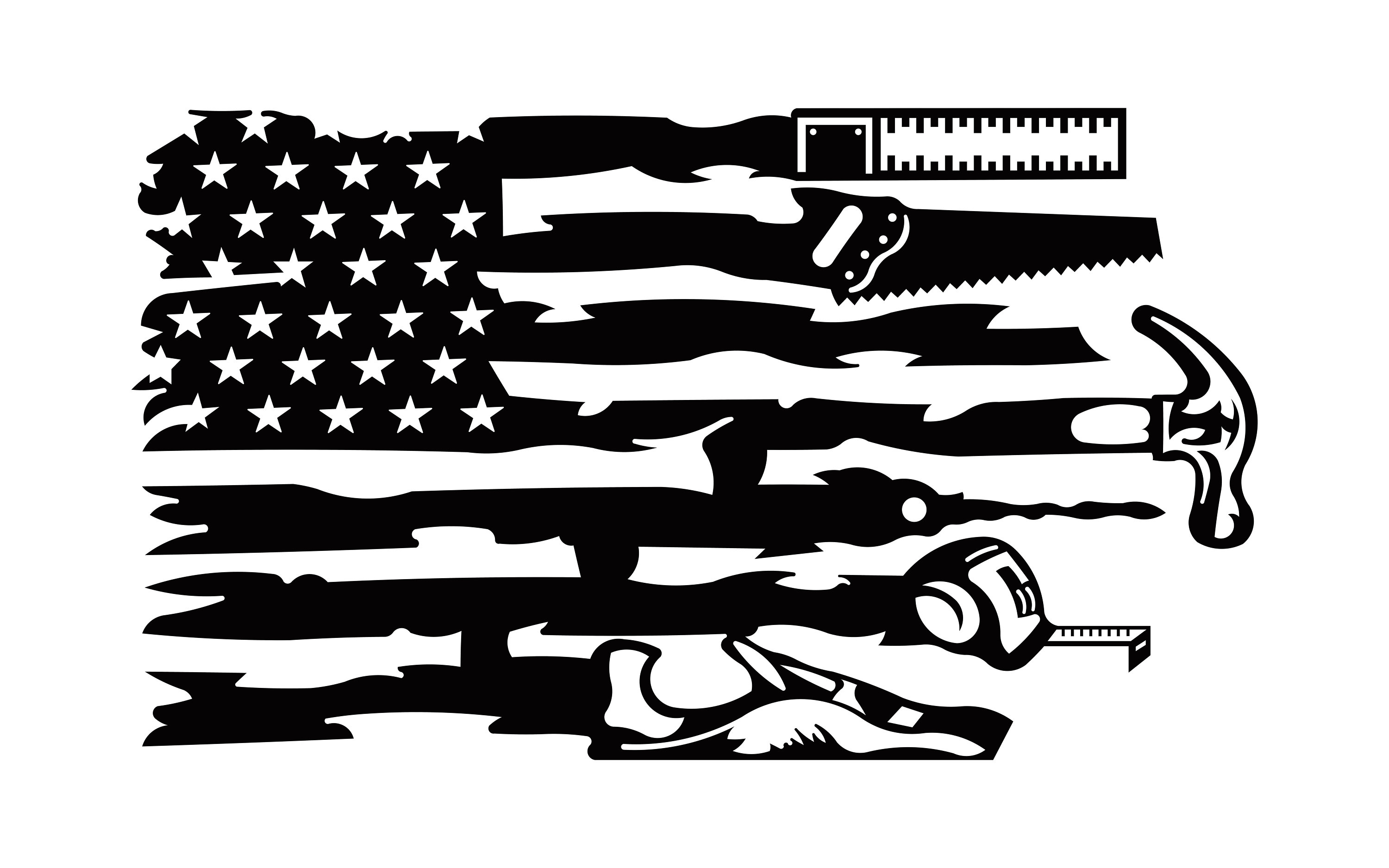Flag USA Tools DXF Sign Home Sign Metal Plasma Laser Cut Design Vector ...