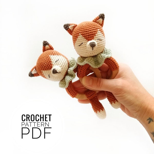 Crochet Fox Rattle Pattern - Etsy