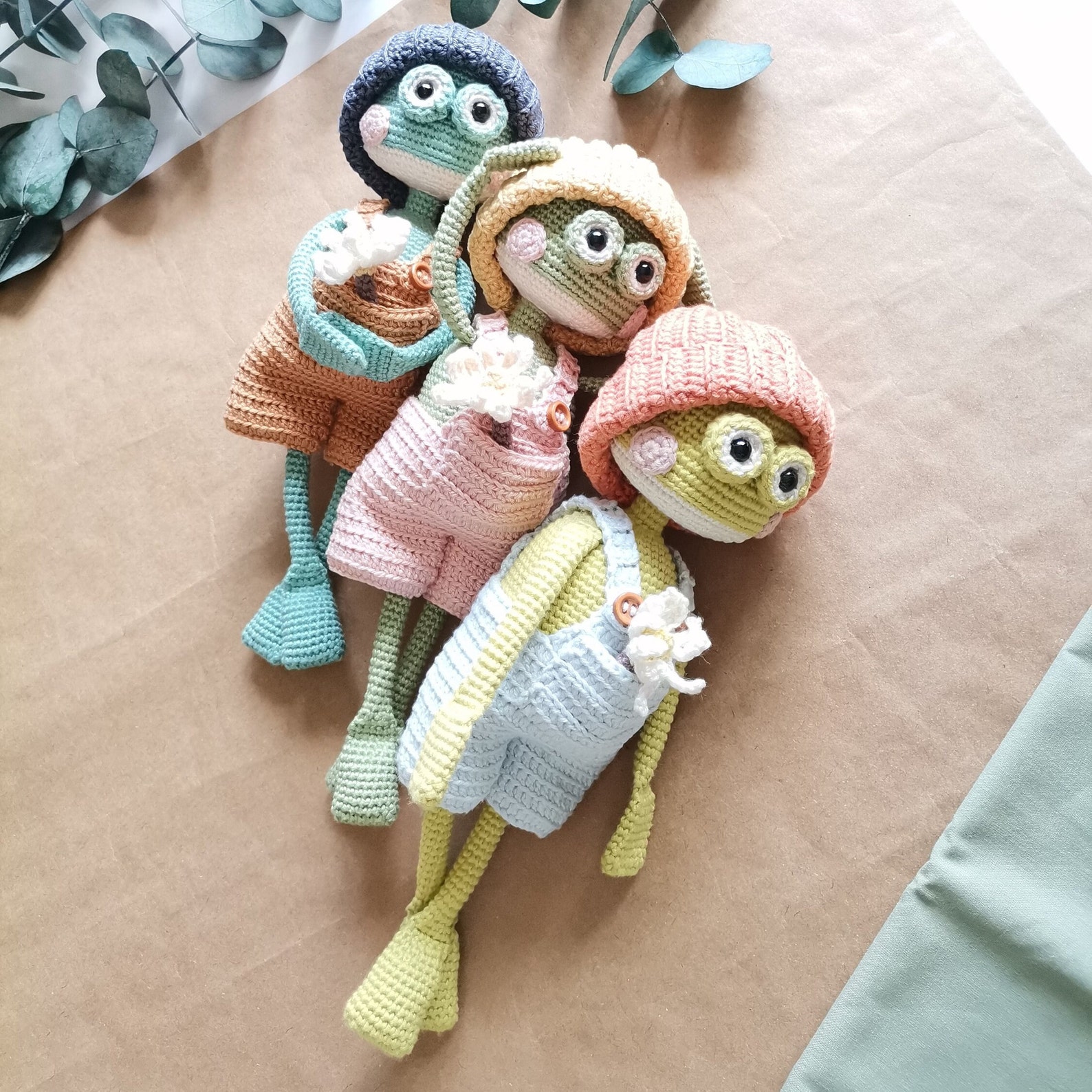 Crochet PATTERN Frog Waffle,amigurumi Frog Pattern, Crochet Frog ...