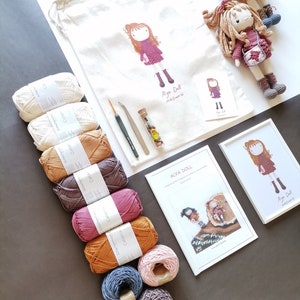 CROCHET KIT Alya Doll With Printed Patternamigurumi Kithow - Etsy